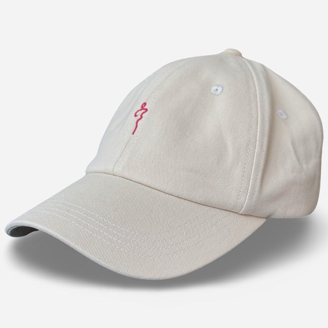 LOGO EMBROIDERED CAP IN CREAM – One Pilates Studios
